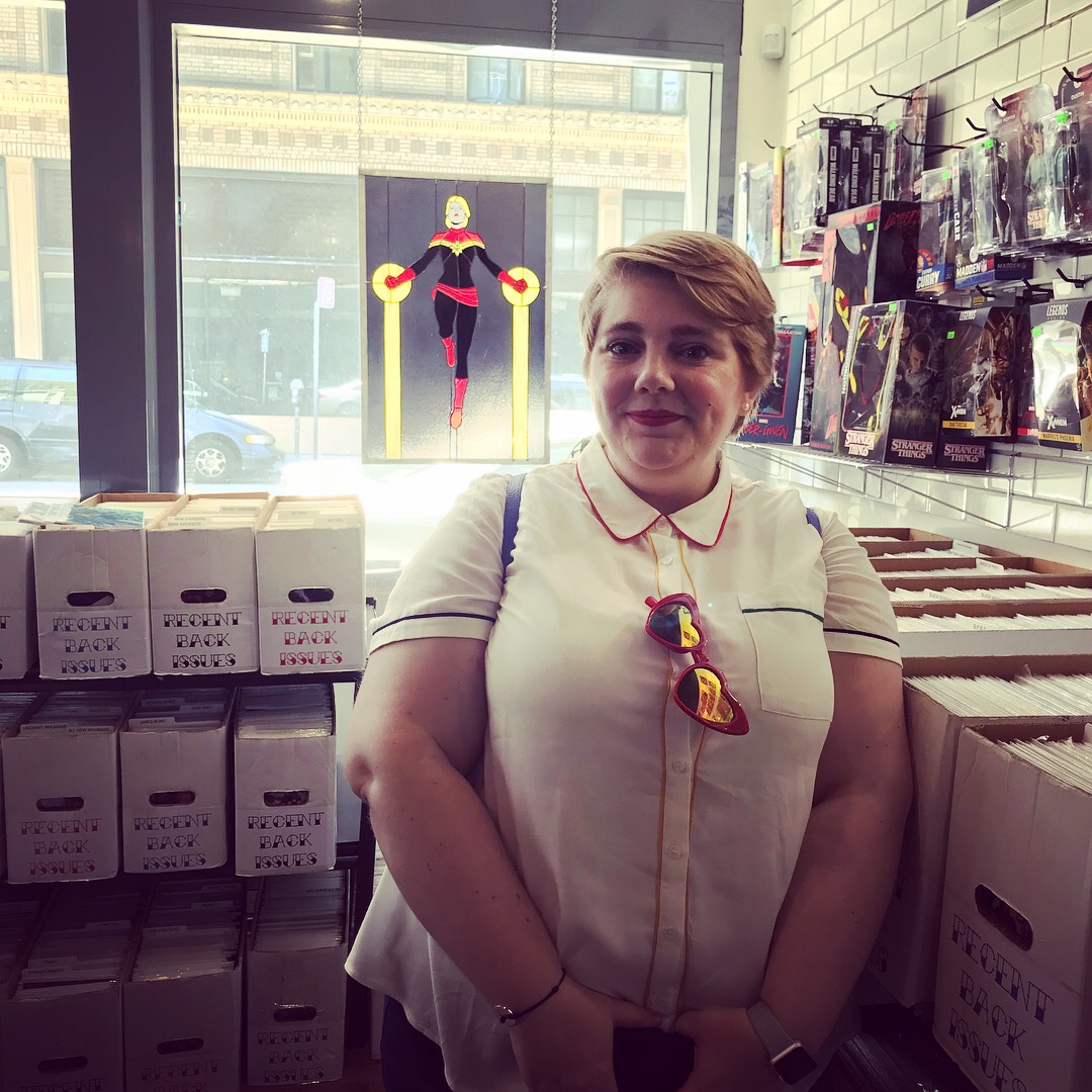 Miranda comic book store – No Man's Land